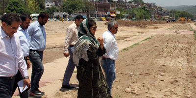 CM reviews progress of work on MHS Park - Daily Excelsior