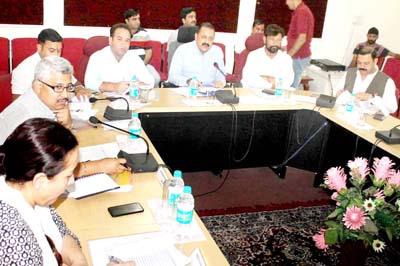 Dr Jitendra reviews mega development projects - Daily Excelsior