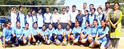 PG Deptt to take on GCW Parade in Volleyball final today - Daily Excelsior