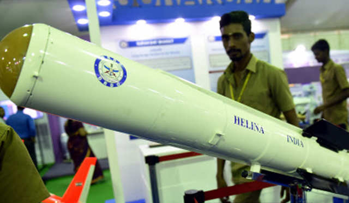 Helicopter-launched anti-tank missile 'Helina' test-fired - Daily Excelsior