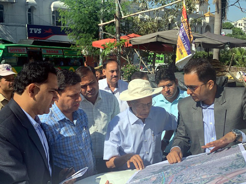 E Sreedharan visits proposed corridors of Jammu Mass Rapid Transit ...