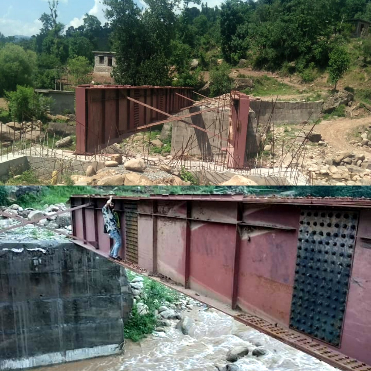 Bridge on Sudhwala-Suyian road awaits completion during past 7 yrs ...