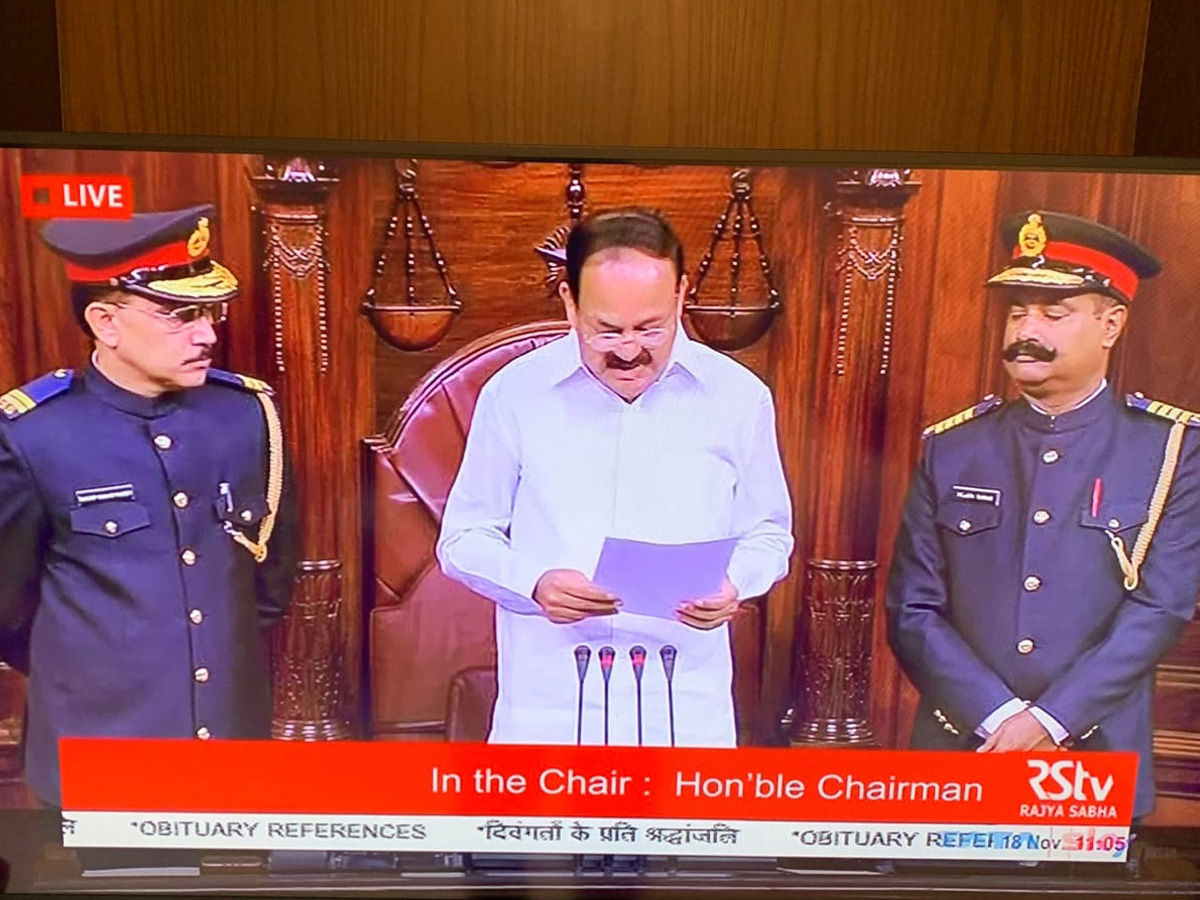 Rajya Sabha marshals spotted without military-style caps - Daily Excelsior