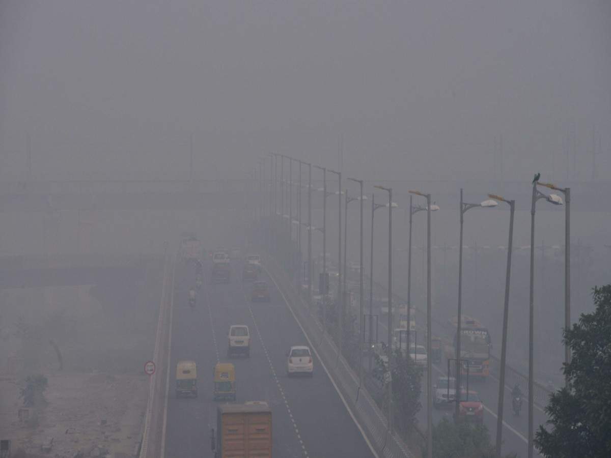 Pollution levels drop marginally due to wind, but air quality remains ...