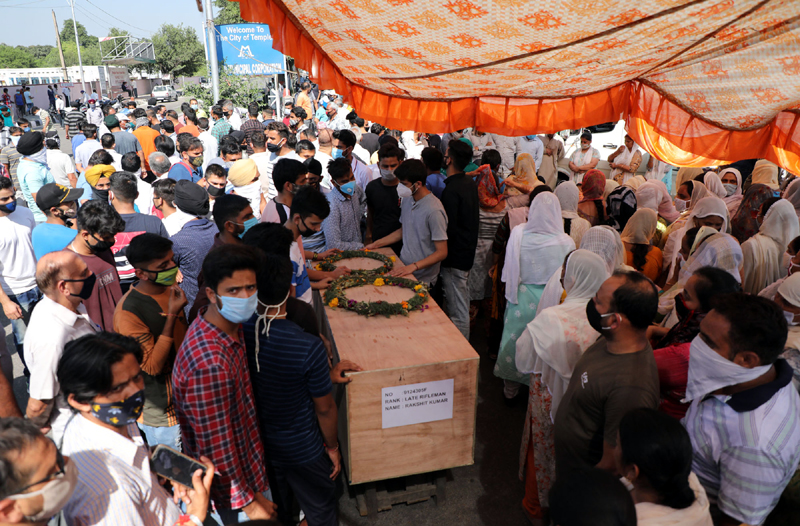 Family members, others hold protest; demand martyr status to jawan ...