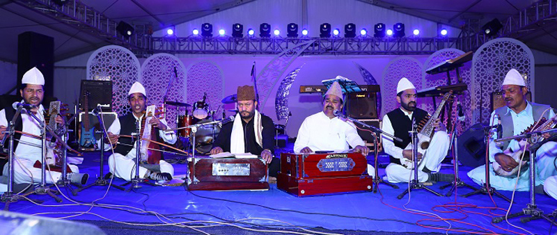 Artists performing on concluding function of Tulip Festival. - Daily ...