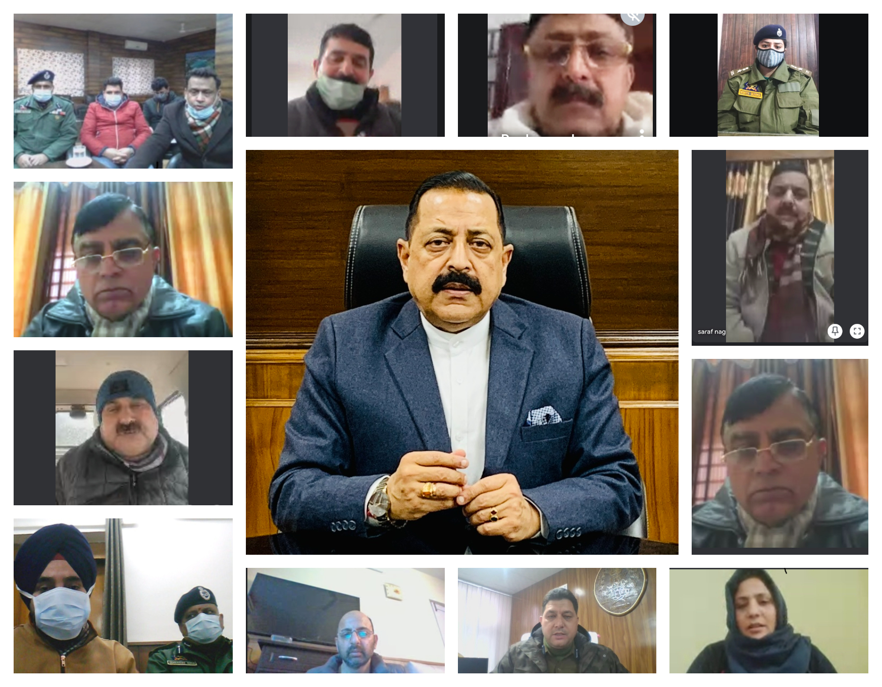 Dr Jitendra reviews Pandemic, other issues with DDC Chairpersons, DCs ...