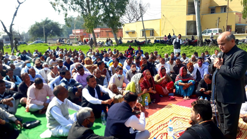Residents of Chhamb Assembly segment protest against Delimitation ...