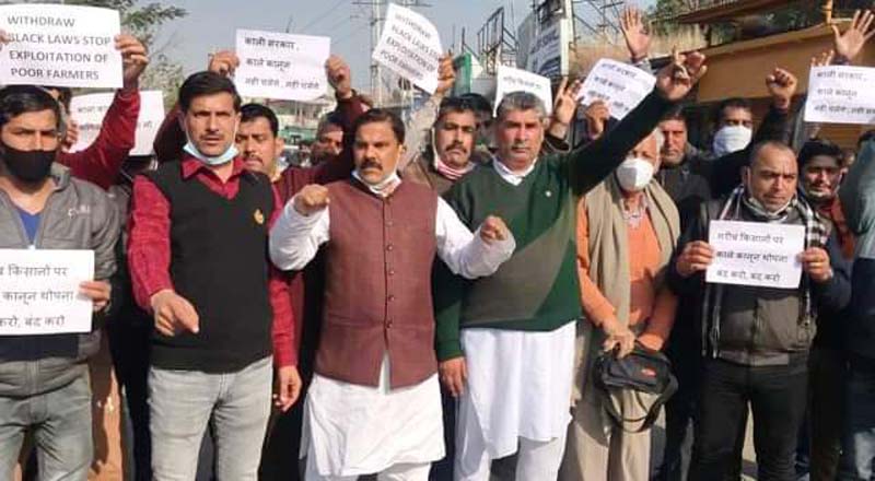 Panthers Party protests against new laws on construction of rural ...