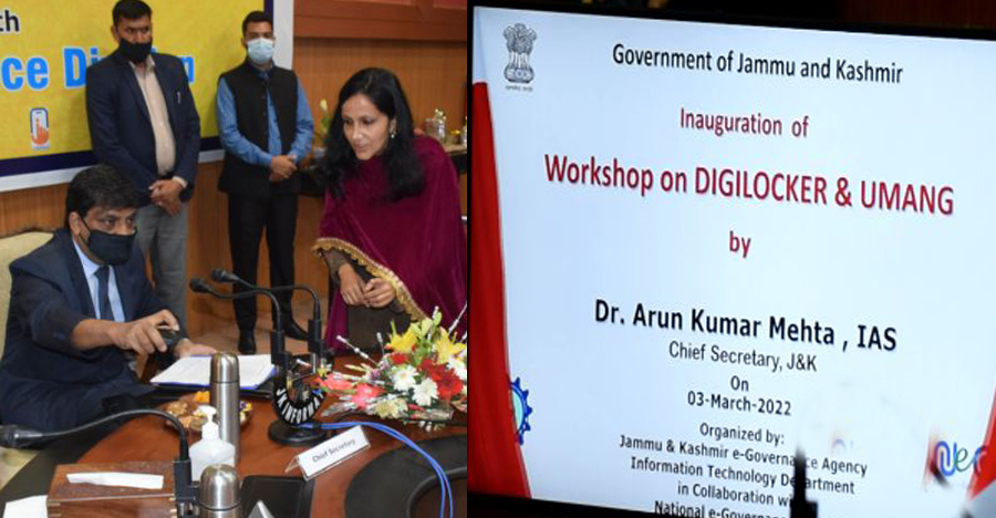 Chief Secretary inaugurates workshop on Digilocker, UMANG - Daily Excelsior