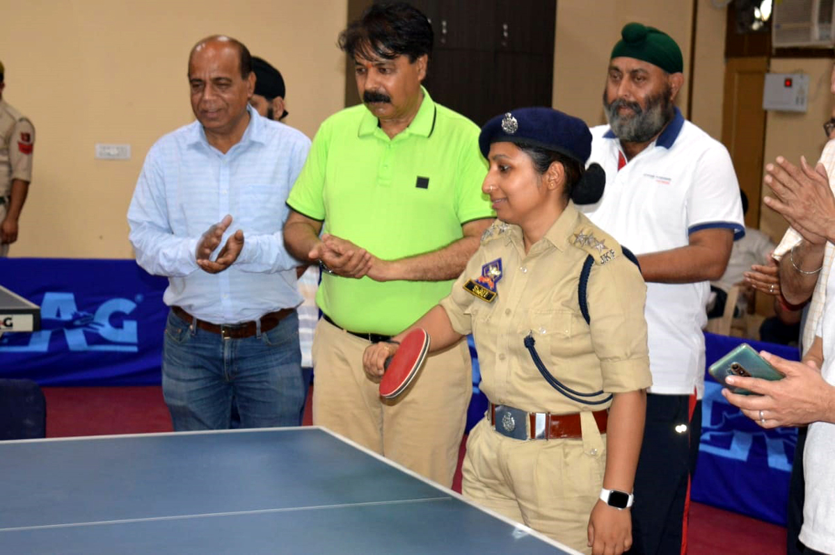 Chief guest, DySP Swati Sharma inaugurating Table Tennis Championship ...