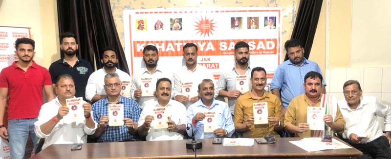Kshatriya Sansad releases its Vision Document - Daily Excelsior