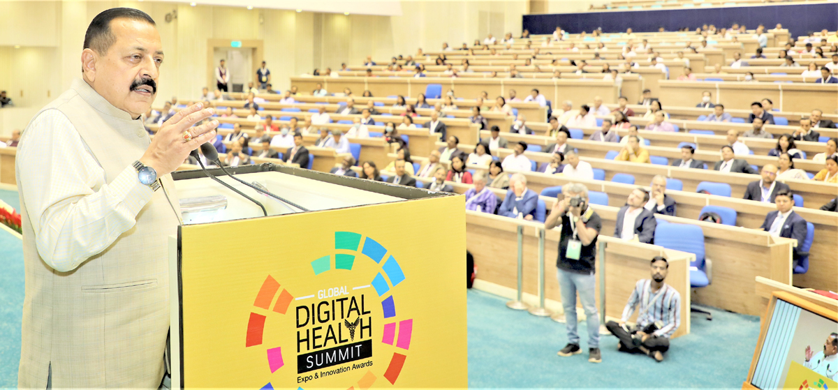 Union Minister Dr Jitendra Singh addressing the first-ever Global ...