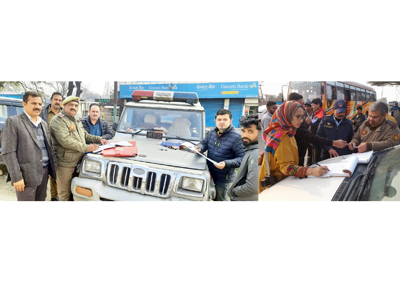 RTO seizes 6 vehicles, ARTO Samba issues notice to 24 buses for ...